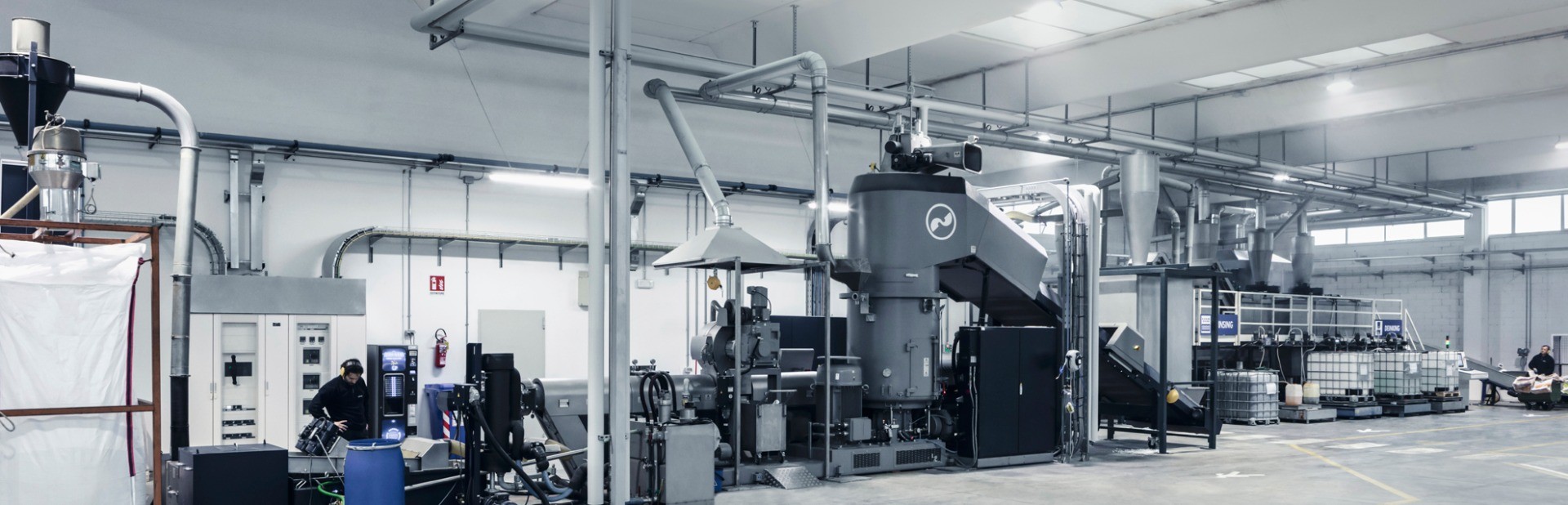 Sustainable packaging production for the future.